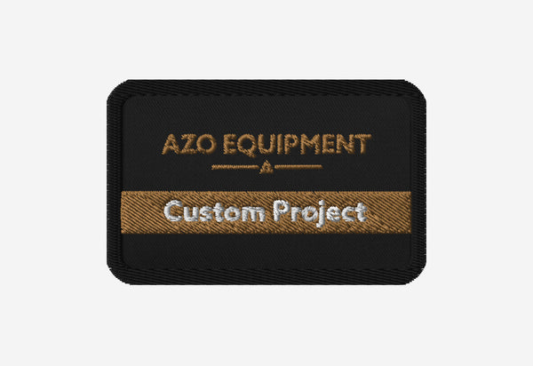 Embroidered Custom Project Patch | Azo Equipment